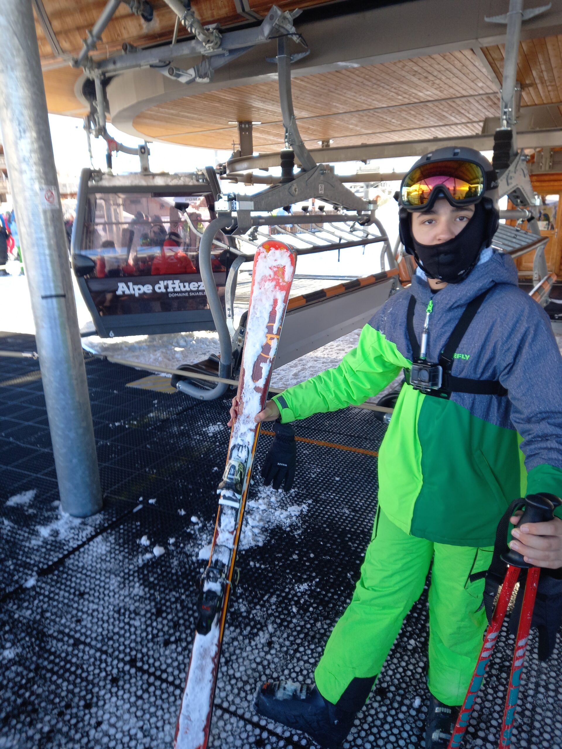 Skijanje u Francuskoj - fantastičan dan u Alpe d' Huezu - januar 2024 ...